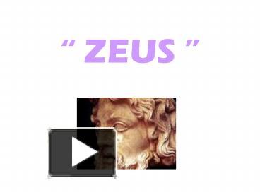 PPT – ZEUS PowerPoint presentation | free to view - id: 28f0ad-ZDc1Z