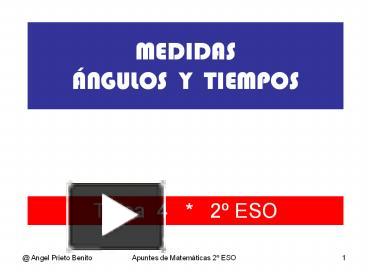 PPT – MEDIDAS PowerPoint presentation | free to view - id: 29296a-YzZjY