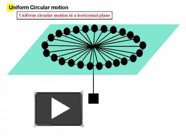 PPT – Uniform Circular motion PowerPoint presentation | free to view ...