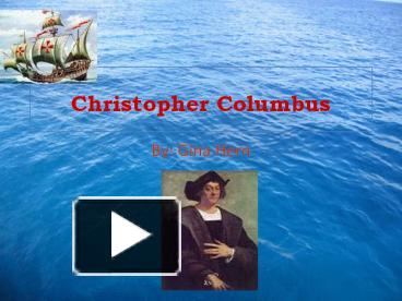 PPT – Christopher Columbus PowerPoint presentation | free to view - id ...