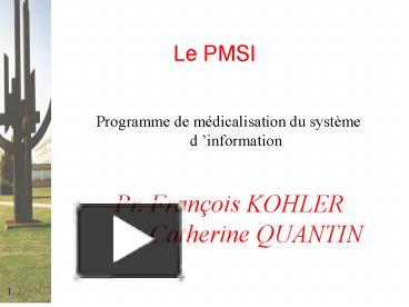 PPT – Le PMSI PowerPoint presentation | free to view - id: 29938d-ZDc1Z