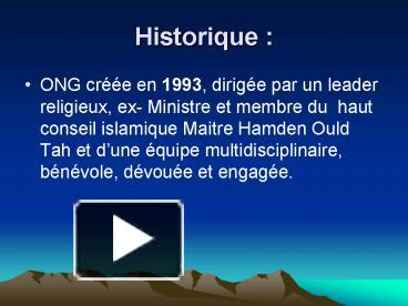 PPT – Historique: PowerPoint presentation | free to view - id: 299cfa-YWU3Y