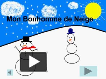 Mon Bonhomme de Neige presentation | free to view