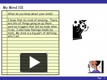My Mind 101 presentation | free to view