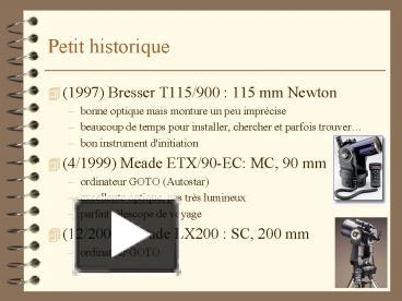 PPT – Petit historique PowerPoint presentation | free to download - id ...