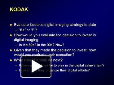 KODAK presentation | free to download