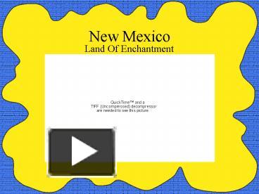 New Mexico presentation | free to view