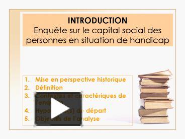 PPT – INTRODUCTION Enqu PowerPoint presentation | free to view - id: 2a8899-ZDc1Z