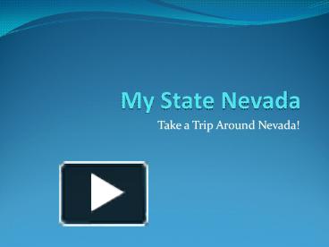 PPT – Nevada State Report power point PowerPoint presentation | free to ...