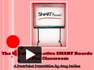 SMART Board PowerPoint presentation | free to download