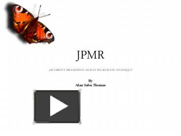 JPMR presentation | free to download