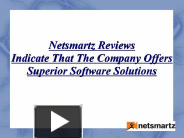 PPT – Netsmartz Reviews PowerPoint presentation | free to download - id: 2b81f2-YmEwM