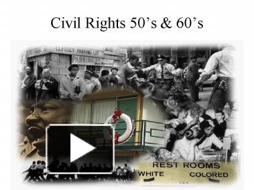 Civil Rights 50s presentation | free to view
