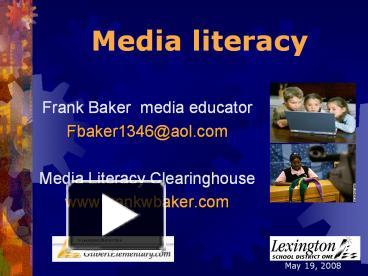 Media literacy presentation | free to download
