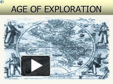 AGE OF EXPLORATION presentation | free to view