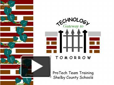 ProTech Team Training presentation | free to view