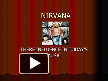 NIRVANA presentation | free to view