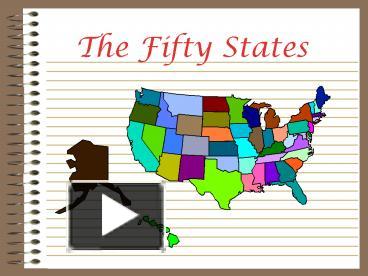 PPT – The Fifty States PowerPoint presentation | free to view - id ...
