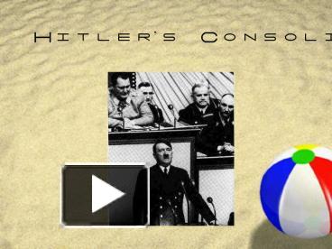 Hitlers Consolidation of Power presentation | free to view
