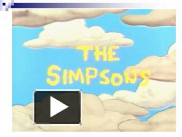 The Simpsons presentation | free to view