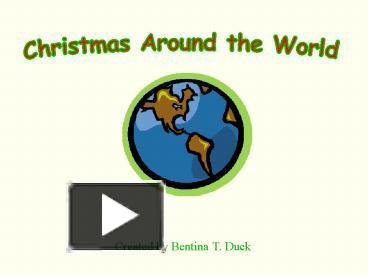 Christmas Around the World presentation | free to view