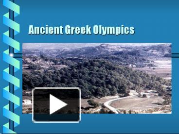 Ancient Greek Olympics presentation | free to view