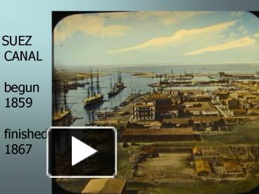 Suez Canal presentation | free to view