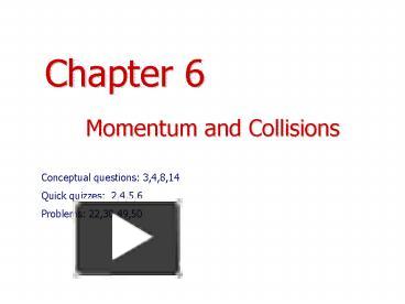Momentum and Collisions presentation | free to view