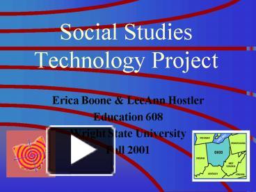 Social Studies Technology Project presentation | free to view