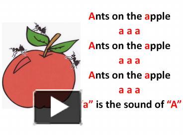 PPT – antsonapple.ppt PowerPoint presentation | free to view - id ...