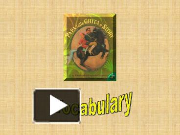 PPT – Papa Tells Chita a Story PowerPoint presentation | free to view ...