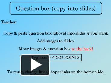 PPT – Interactive TEFL Game: Typhoon PowerPoint presentation | free to ...