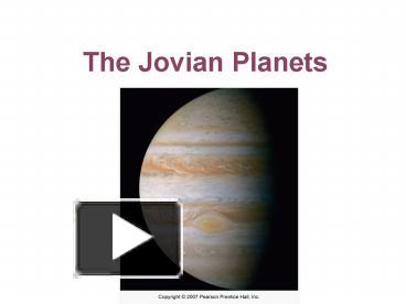 The Jovian Planets presentation | free to view