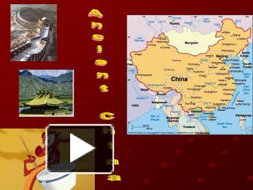 Ancient China presentation | free to view