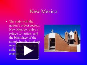 New Mexico presentation | free to view