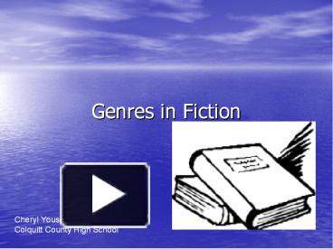 Genres in Fiction presentation | free to view