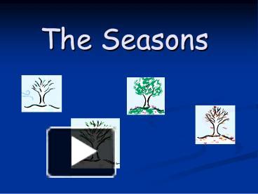 PPT – The Seasons PowerPoint presentation | free to view - id: 39b5-MGViM
