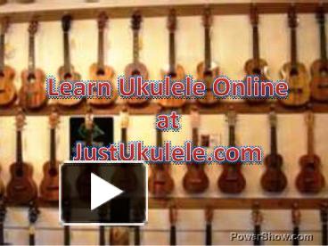 ukulele lessons presentation | free to view
