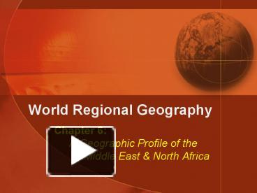 World Regional Geography presentation | free to view