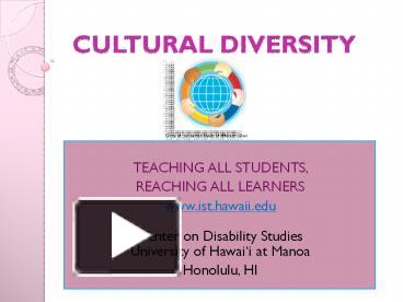 CULTURAL DIVERSITY presentation | free to download