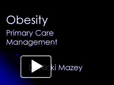 Dr Nicki Mazey presentation | free to view