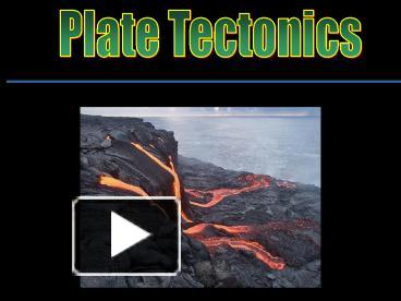 Plate Tectonics presentation | free to view