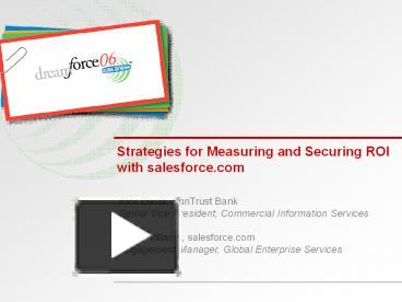 PPT – Strategies for Measuring and Securing ROI with PowerPoint presentation | free to view - id ...