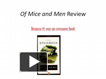 Of Mice and Men Review presentation | free to download