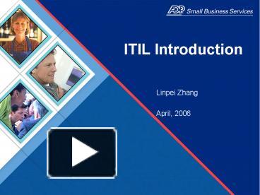 ITIL Introduction presentation | free to download