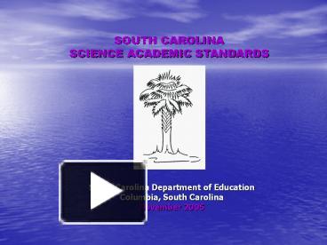 South Carolina Department of Education presentation | free to download