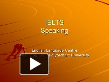 IELTS Speaking presentation | free to download