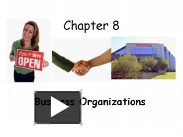 PPT – Business Organizations PowerPoint presentation | free to view ...
