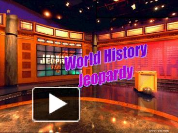 PPT – AP Euro Jeopardy PowerPoint presentation | free to view - id ...