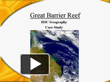 Great Barrier Reef presentation | free to view